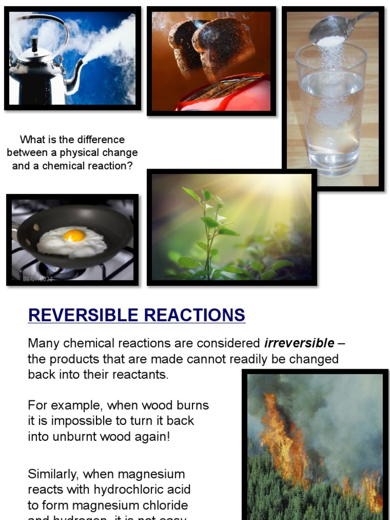 What Is The Difference Between A Physical Change and A Chemical ...