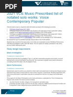 Eduqas Music GCSE Performance Guidelines | PDF | Musical Compositions ...