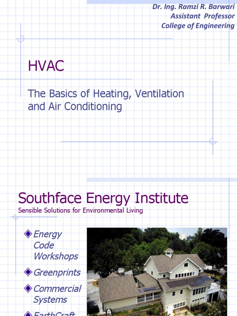 The Basics of Heating, Ventilation and Air Conditioning | PDF ...