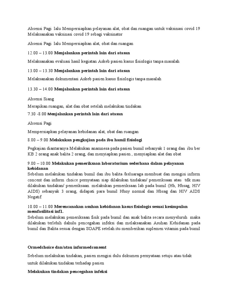 Catatan Ekinerja | PDF | Kesehatan Holistik