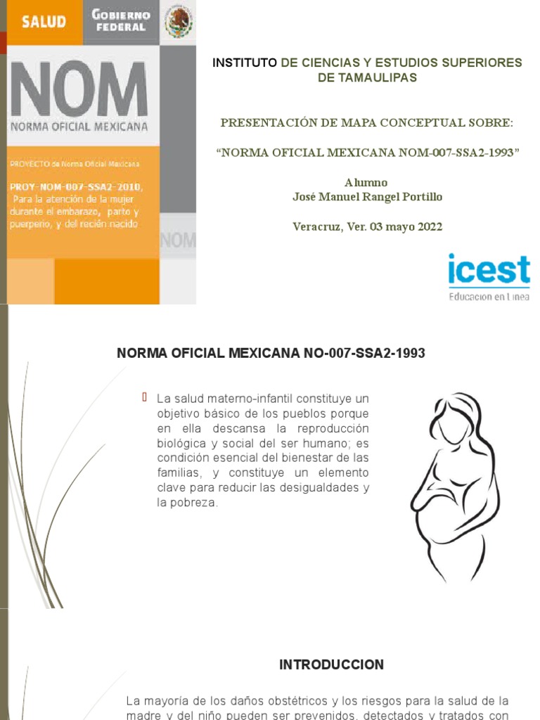Norma-Oficial-Mexicana-Nom-007-Ssa2-1993 Ict | PDF | El embarazo | Parto