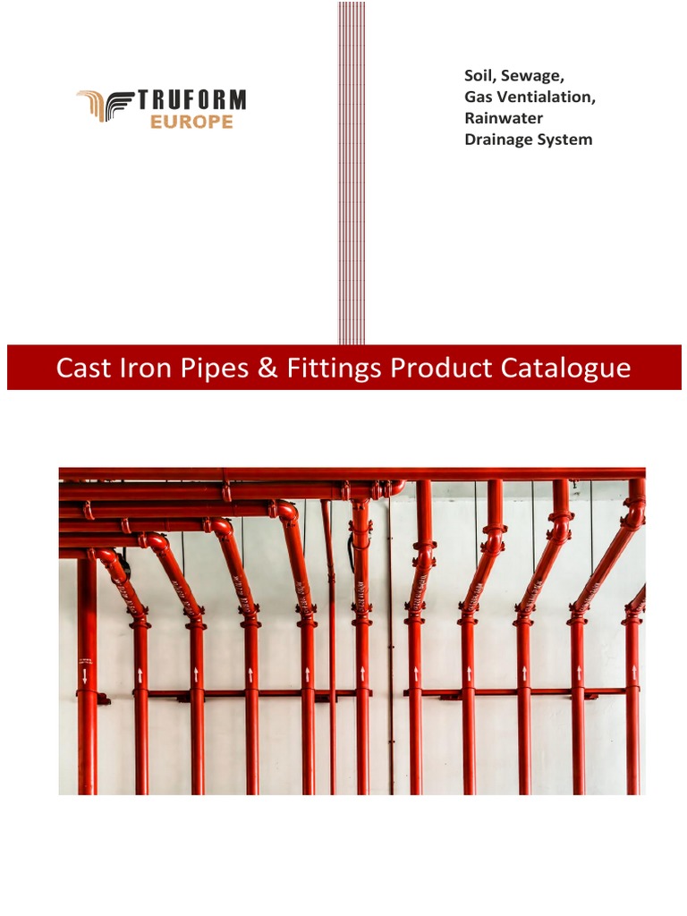 TE Cast Iron Hubless Double Spigot Pipes Fittings Product Catalogue ...