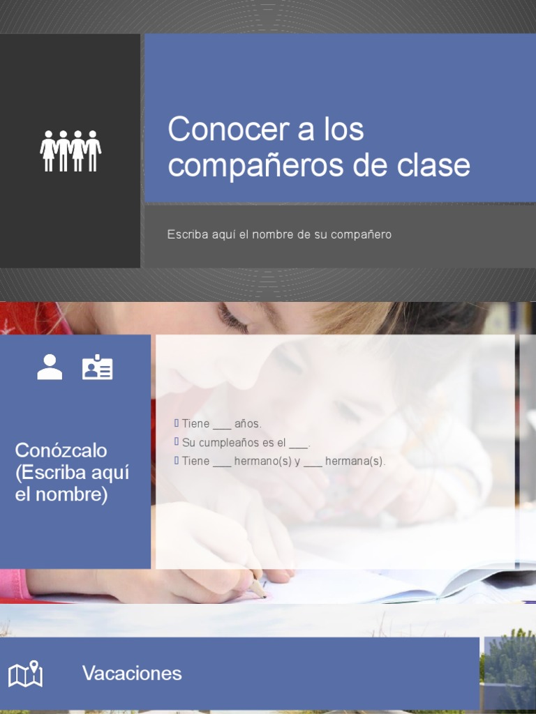 Conocer A Los Compañeros de Clase | PDF