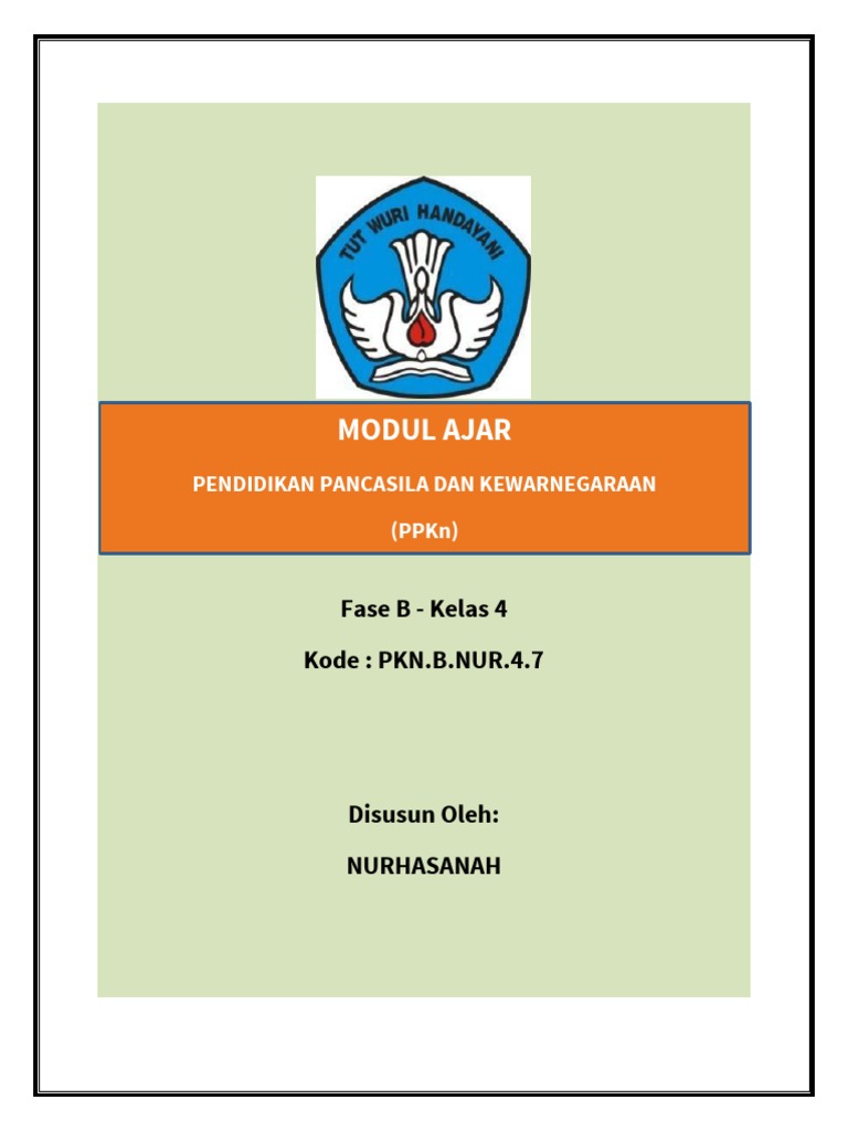 Modul PPKn Kelas 4: Kebhinekaan | PDF | Karier & Perkembangan | Seni ...