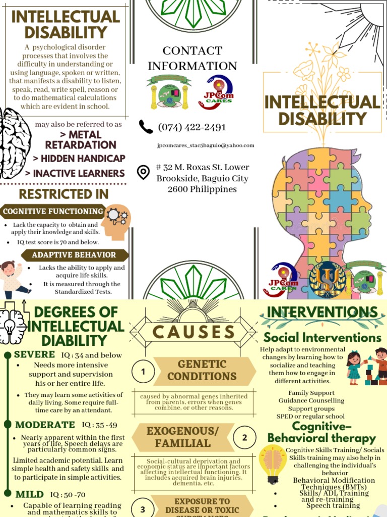 INTELLECTUAL &LEARNING DISABILITY W Logo (FINAL) | PDF | Intellectual ...