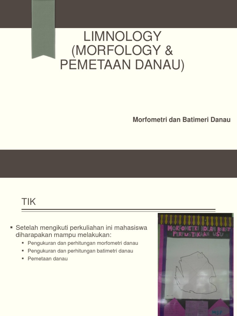 Morfometri dan Batimetri Danau | PDF | Sains & Matematika