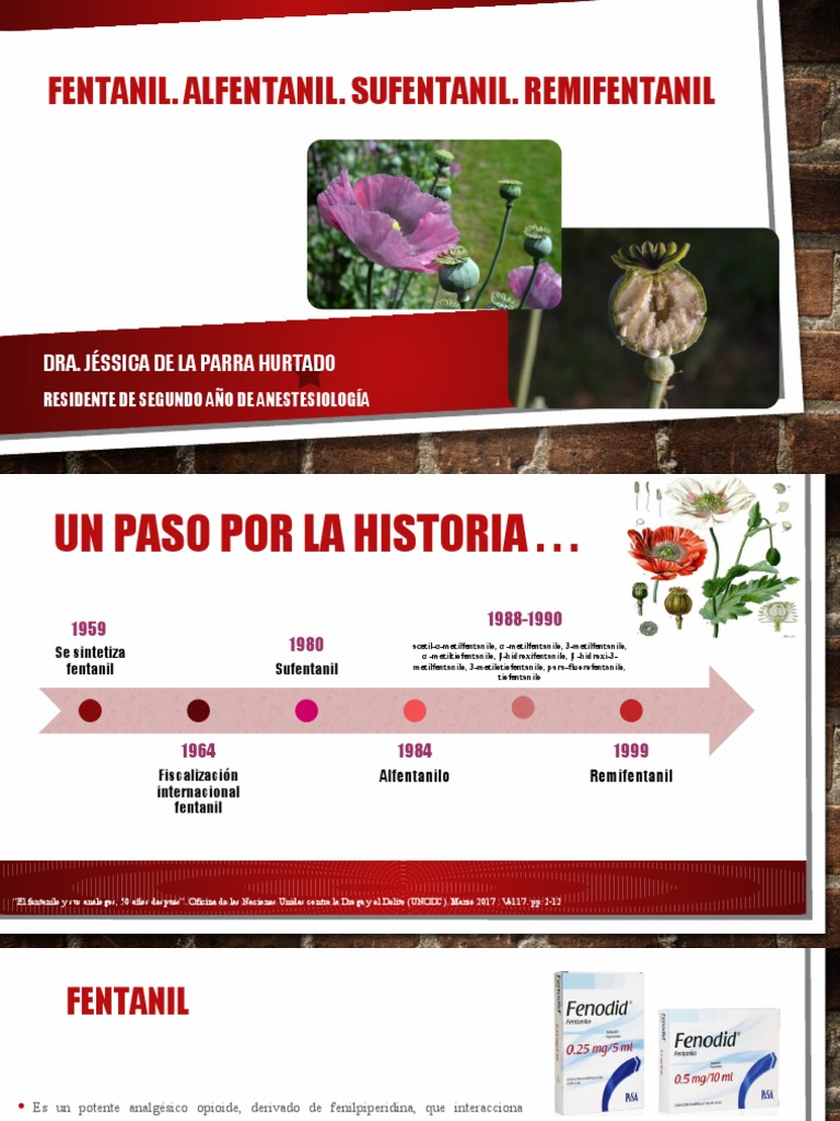 Fenta. Remi. Alfenta. Sufenta en Pediatria | PDF | Fentanilo | Farmacología