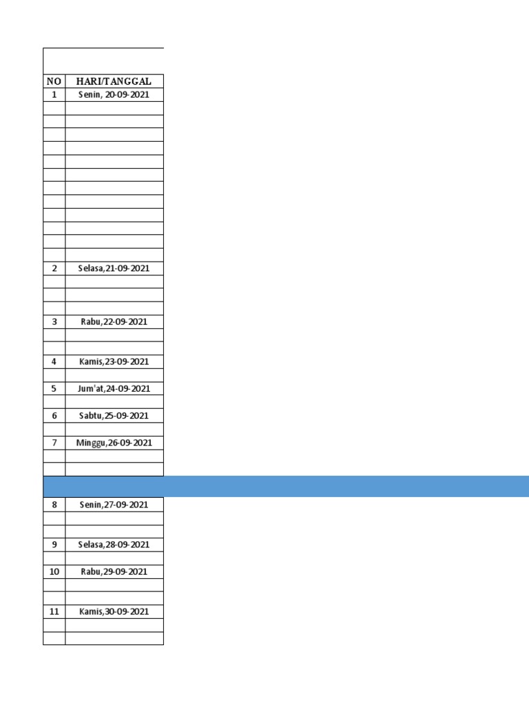 Contoh Rundown Acara KKM 2021 | PDF
