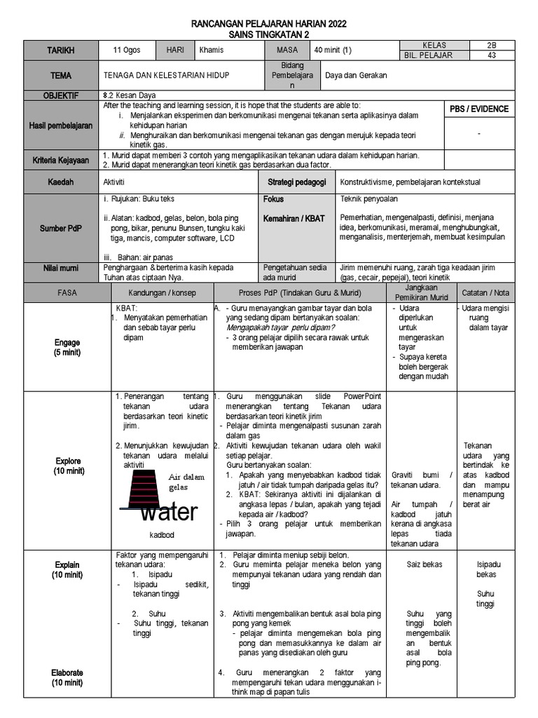 RPH Tekanan Udara | PDF