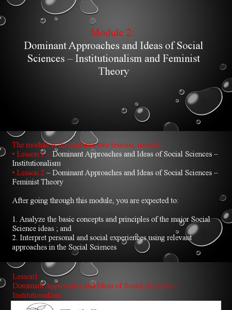 Module 2 DISS 4TH QTR. | PDF | Institution | Feminism