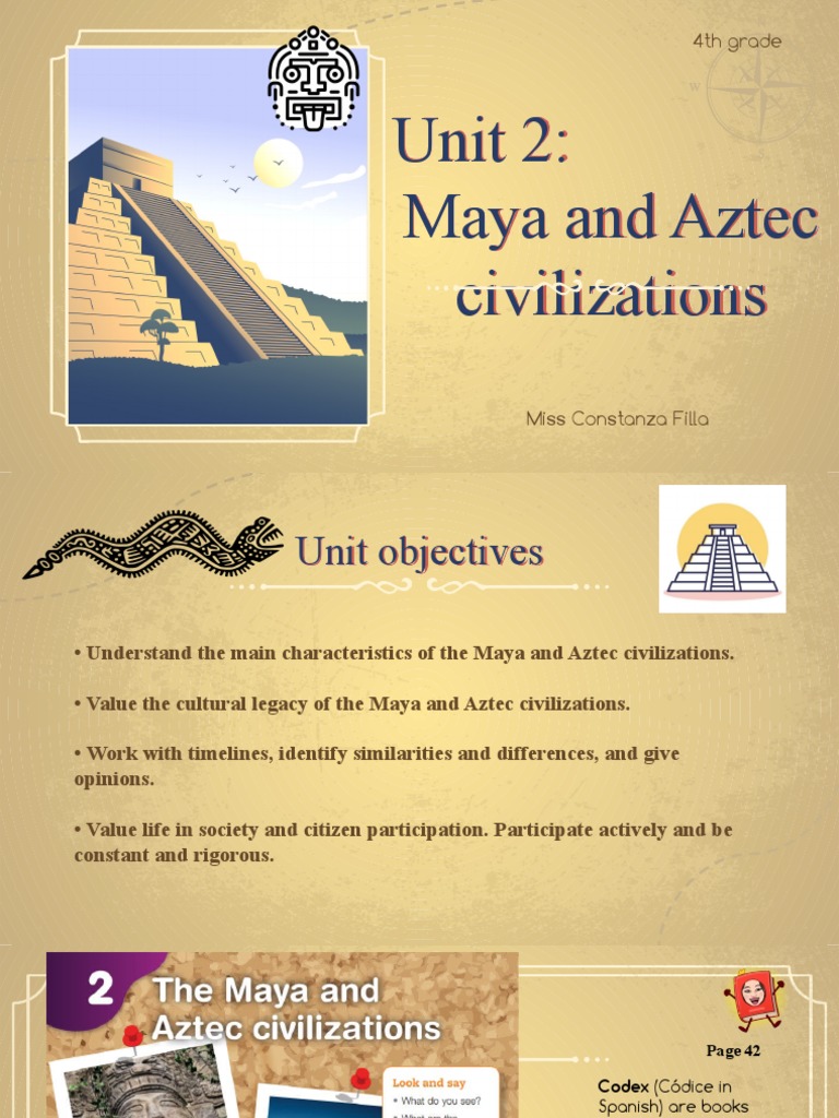 Unit 2 - Maya and Aztec Civilization 4th (Maya) | PDF | Maya ...
