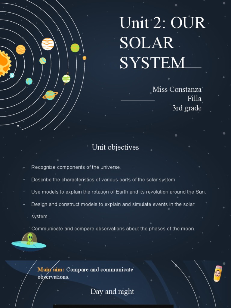 Unit 2 - Our Solar System Third Grade | PDF | Planets | Milky Way