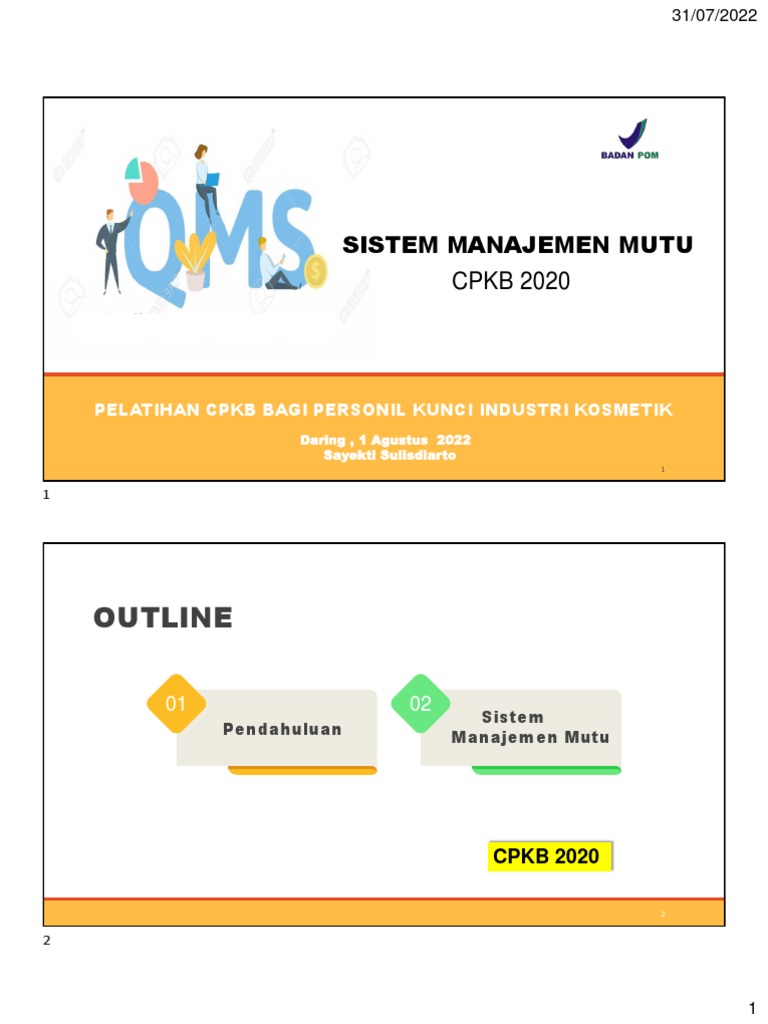 Aspek Sistem Manajemen Mutu | PDF