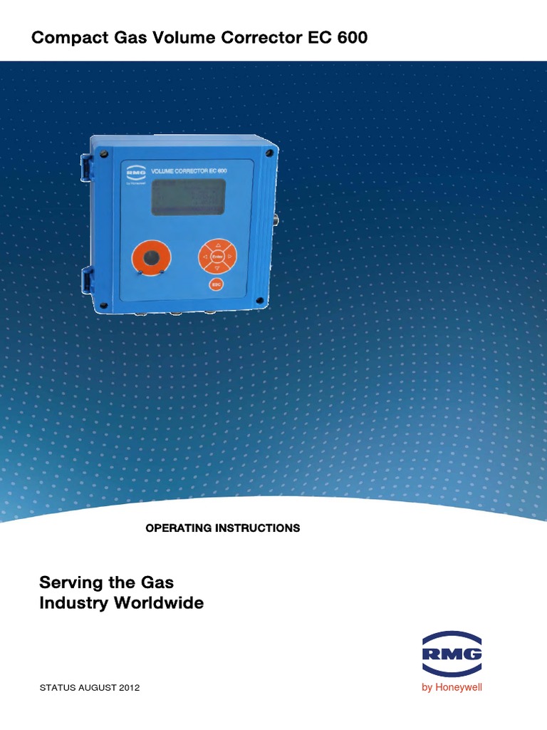 Ec600 Manual en | PDF | Gases | Temperature