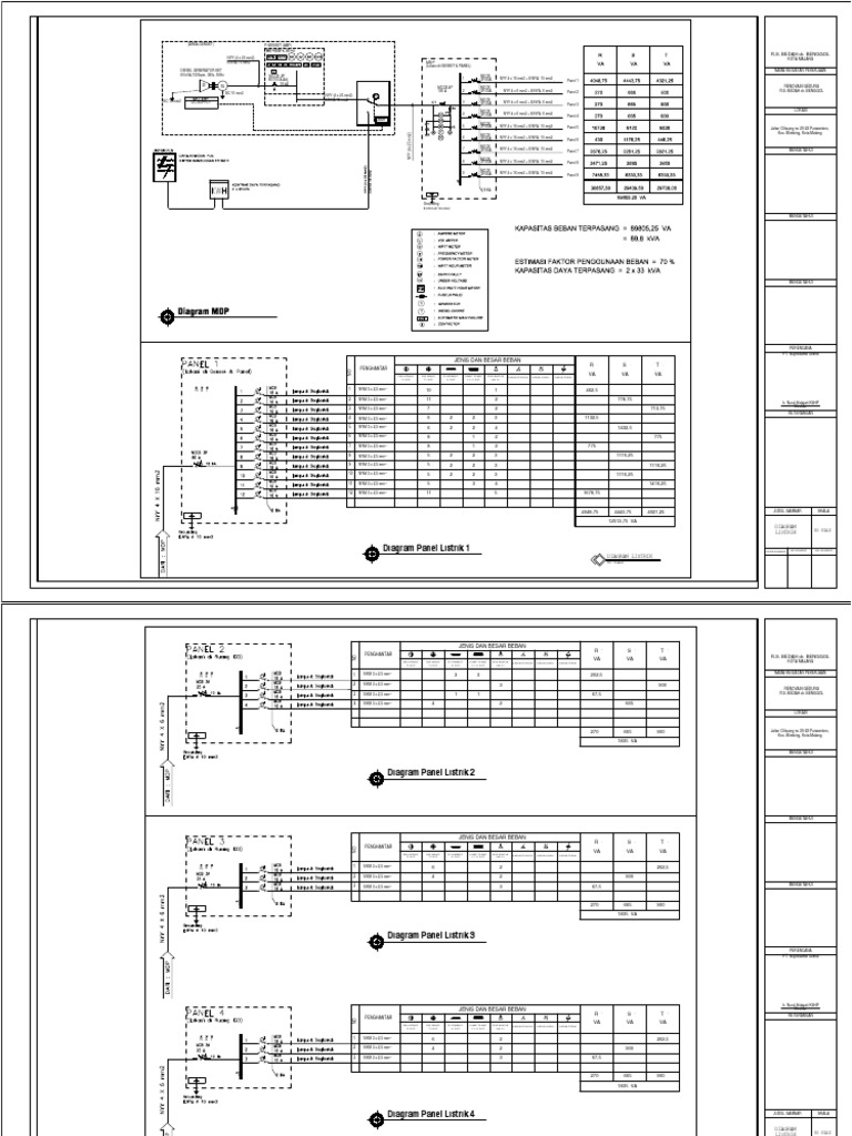 Diagram Listrik RS Benggol | PDF
