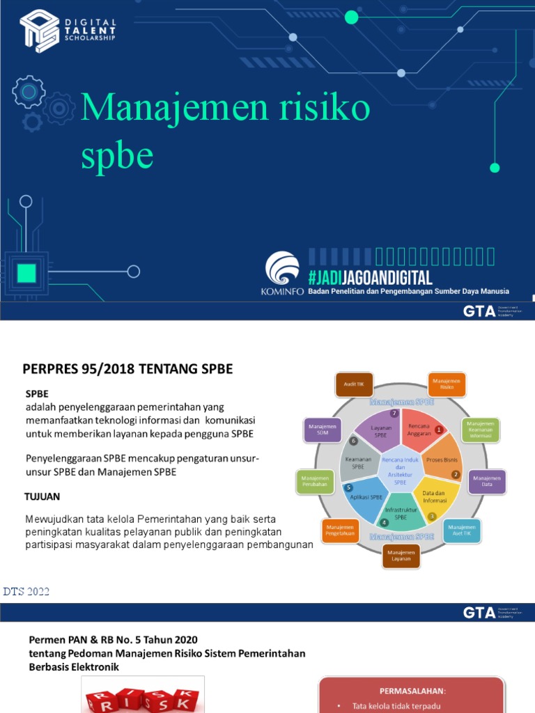 Materi - Manajemen Risiko SPBE | PDF