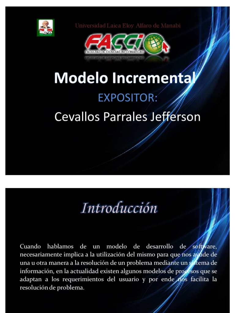 Modelo Incremental | PDF | Ingeniería de software | Software