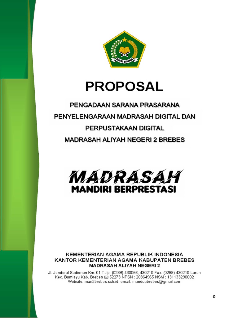 Proposal Madrasah Digital | PDF