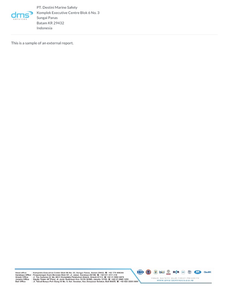 Preview External Report | PDF