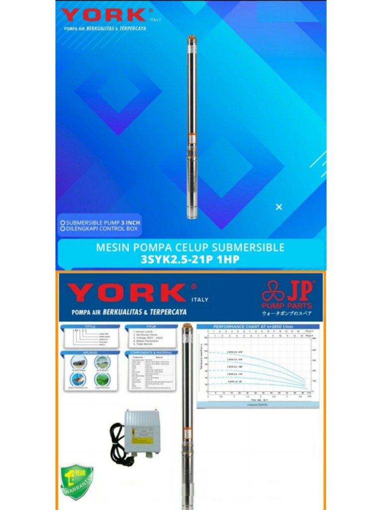 Brosur Pompa York_1PK | PDF