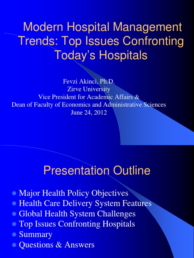 Modern Hospital Management Challenges | PDF | Health Care | Patient Safety