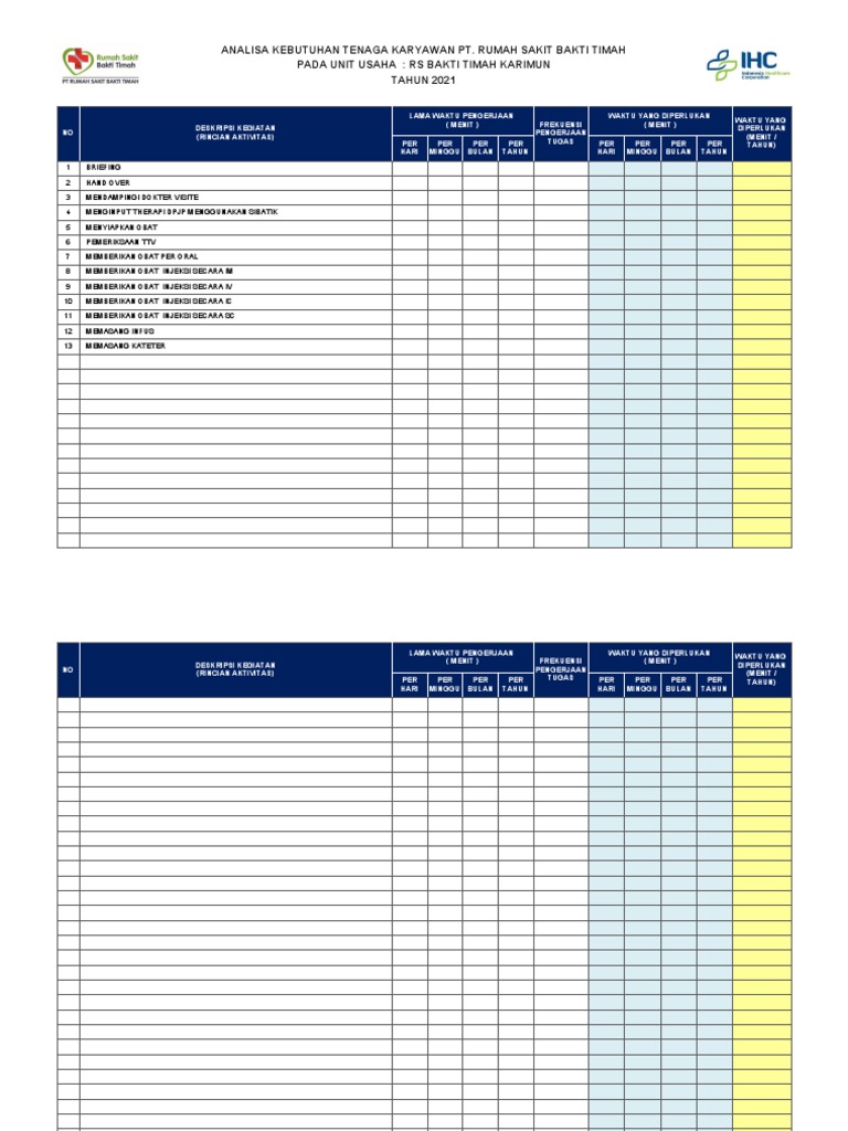 Template - WLA PT. RSBT-2021 RSBT KARIMUN | PDF