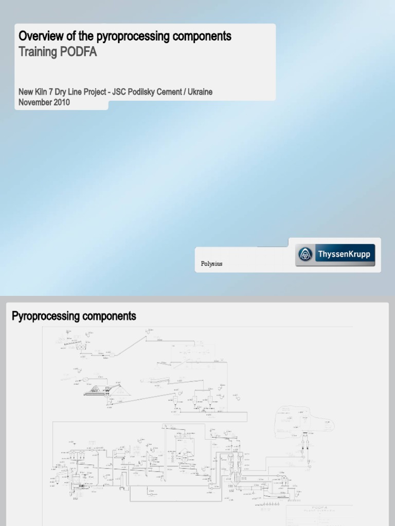 Training PODFA: Overview of The Pyroprocessing Components | PDF ...