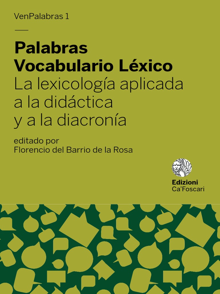 La Lexicologia Aplicada A La Didactica y A La Diacronía | PDF | Palabra ...