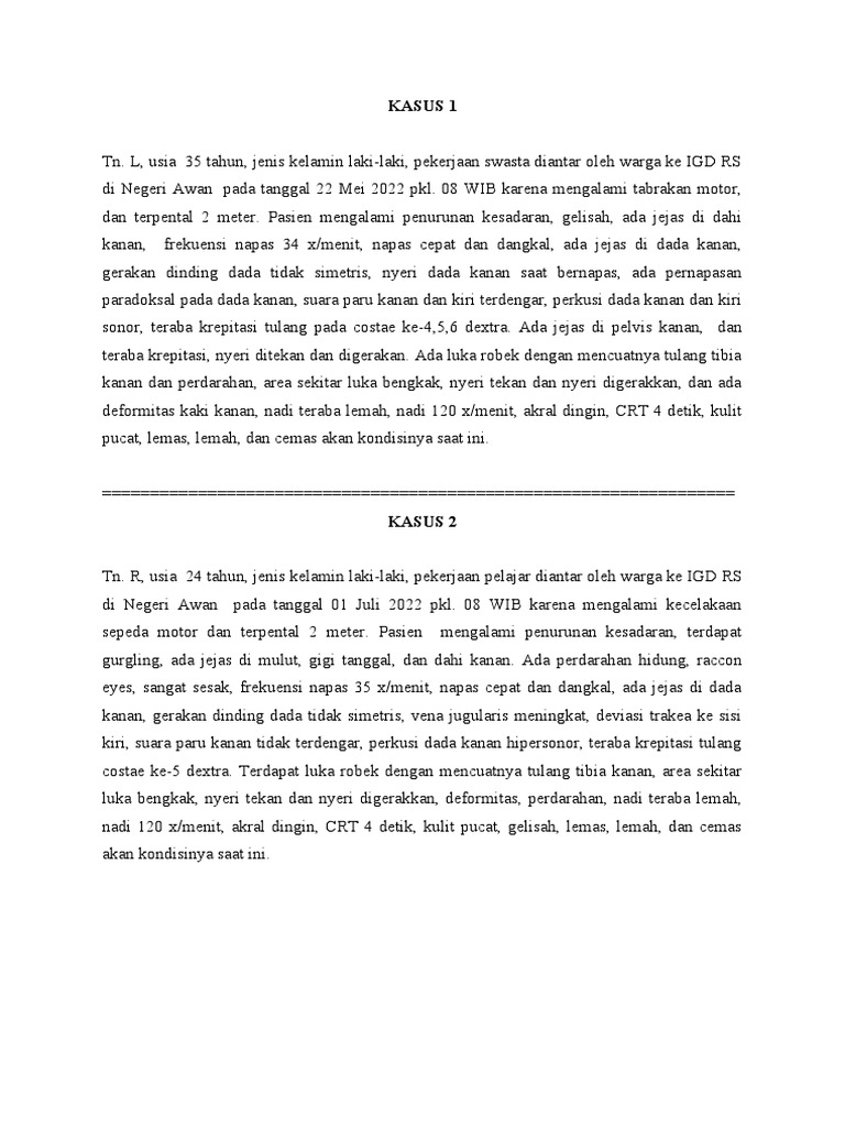Kasus KGD | PDF | Pengembangan Diri