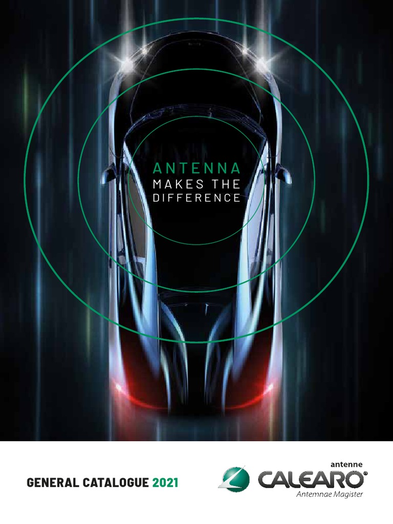 Calearo 2021 General Catalogue | PDF | Coaxial Cable | Antenna (Radio)