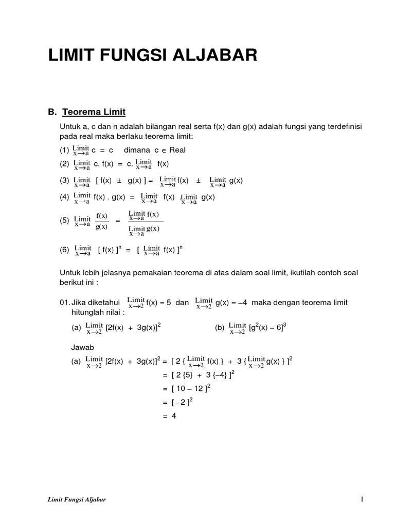 3 Irvan-Dedy Teorema-Limit | PDF