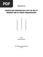 Contoh Proposal Kegiatan 17 Agustus Revisi | PDF