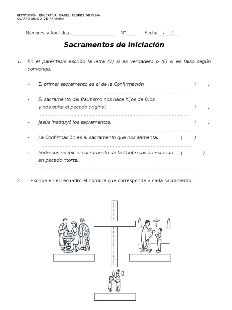 Sacramentos de Iniciación | PDF