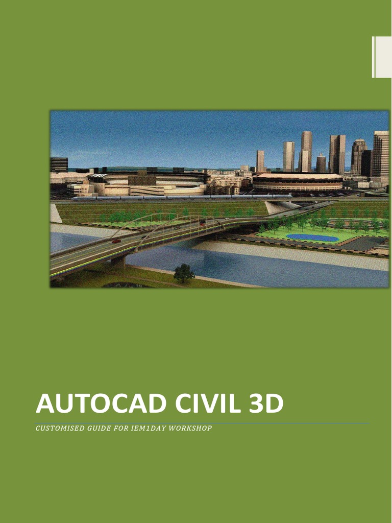 AutoCAD Civil 3D Workshop Guide - 2 | PDF | Building Information ...