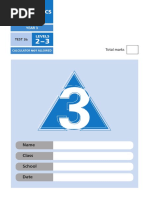 Year 3 Maths Reasoning Test Paper | PDF | Mathematics