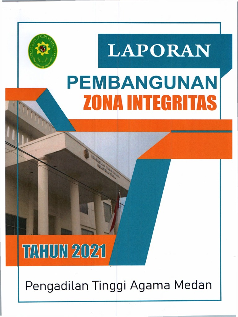 Laporan Pembangunan Zona Integritas Tahun 2021 | PDF