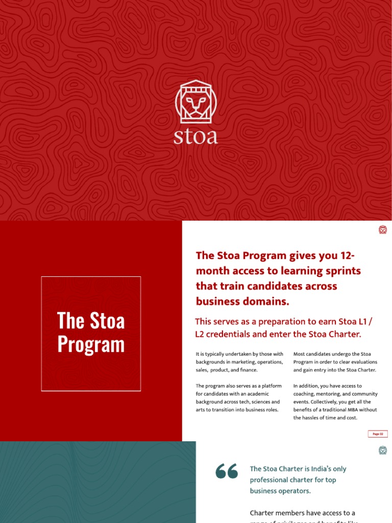 Stoa_Brochure | PDF