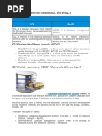 Dbms Cheat Sheet | PDF | Relational Database | Databases