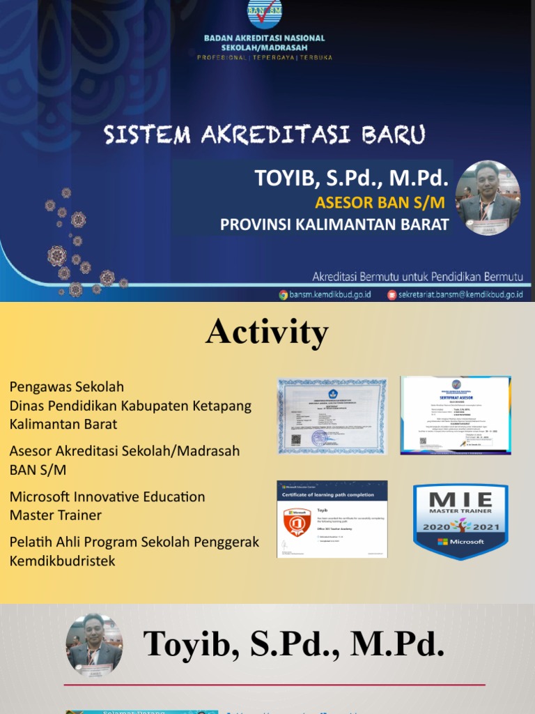Persiapan Akreditasi S-M Toyib MPD | PDF