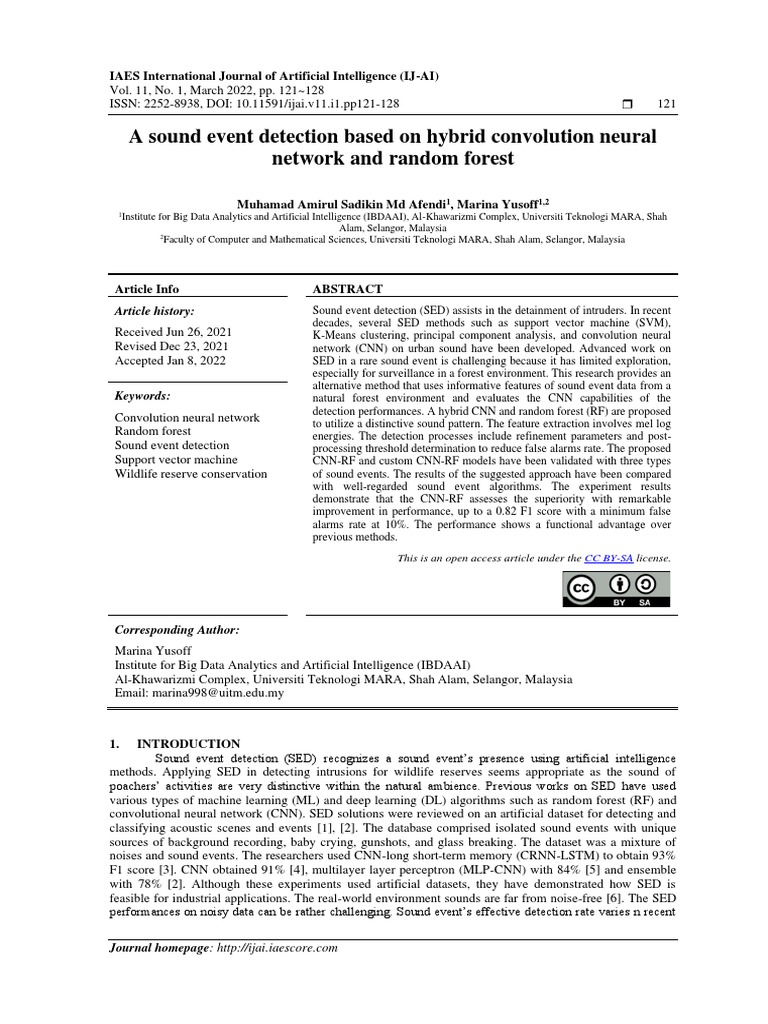 A Sound Event Detection Based On Hybrid Convolution Neural Network And 8658