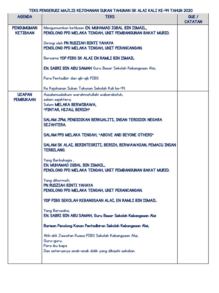 Teks Hari Sukan Latest Pdf