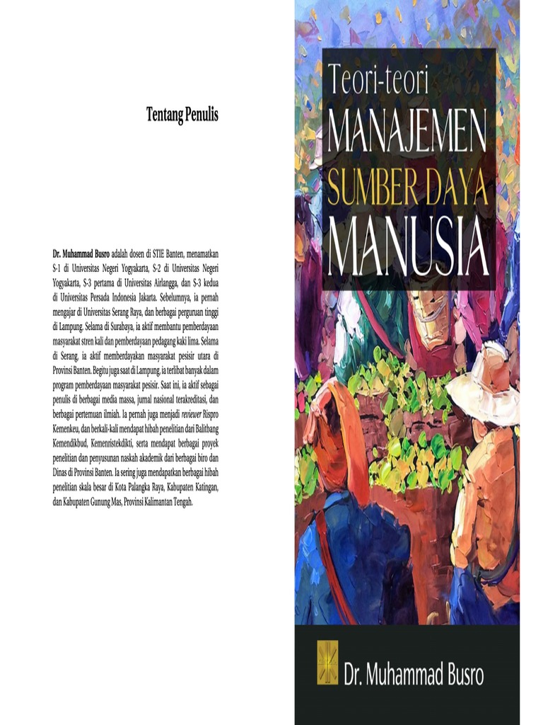 Cover Buku Teori-Teori Manajemen Sumber Daya Manusia | PDF