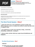 SOP - Permit To Work System | PDF | Occupational Safety And Health | Safety