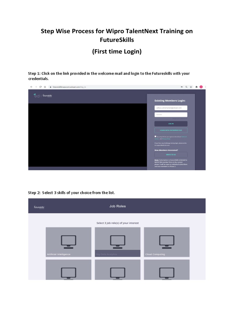 Wipro TalentNext 2022 - User Guide | PDF