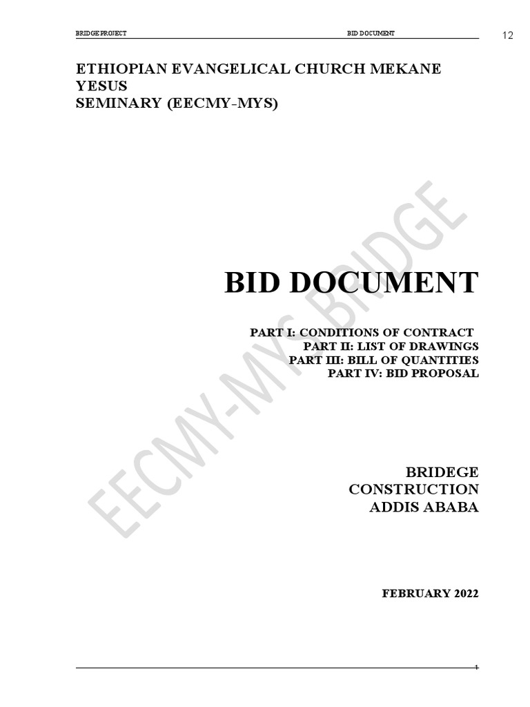 Construction Bid Document Revised | PDF | Taxes | Employment
