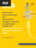 KAMP NASTA Exam Details and Syllabus | PDF | Science | Mathematics