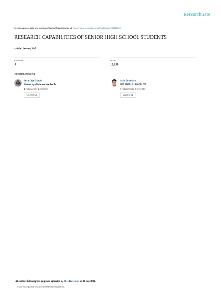 Research Capabilities in Philippine Schools | PDF | Qualitative ...