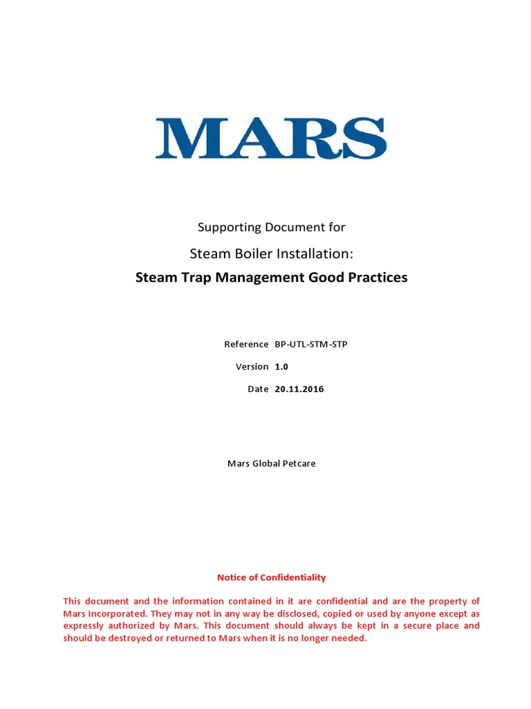 Steam Trap Management Good Practices | PDF | Boiler | Steam