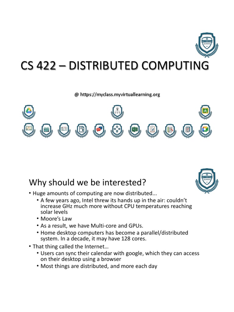 Cs 422 - Distributed Computing: Why Should We Be Interested? | PDF ...