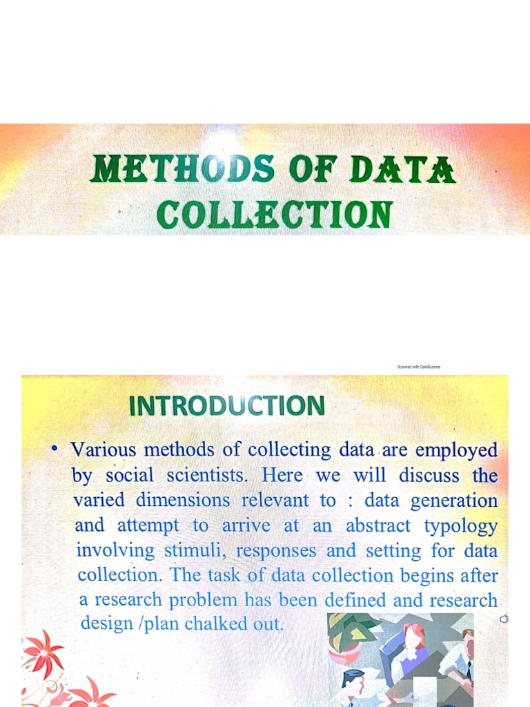 Data Collection | PDF